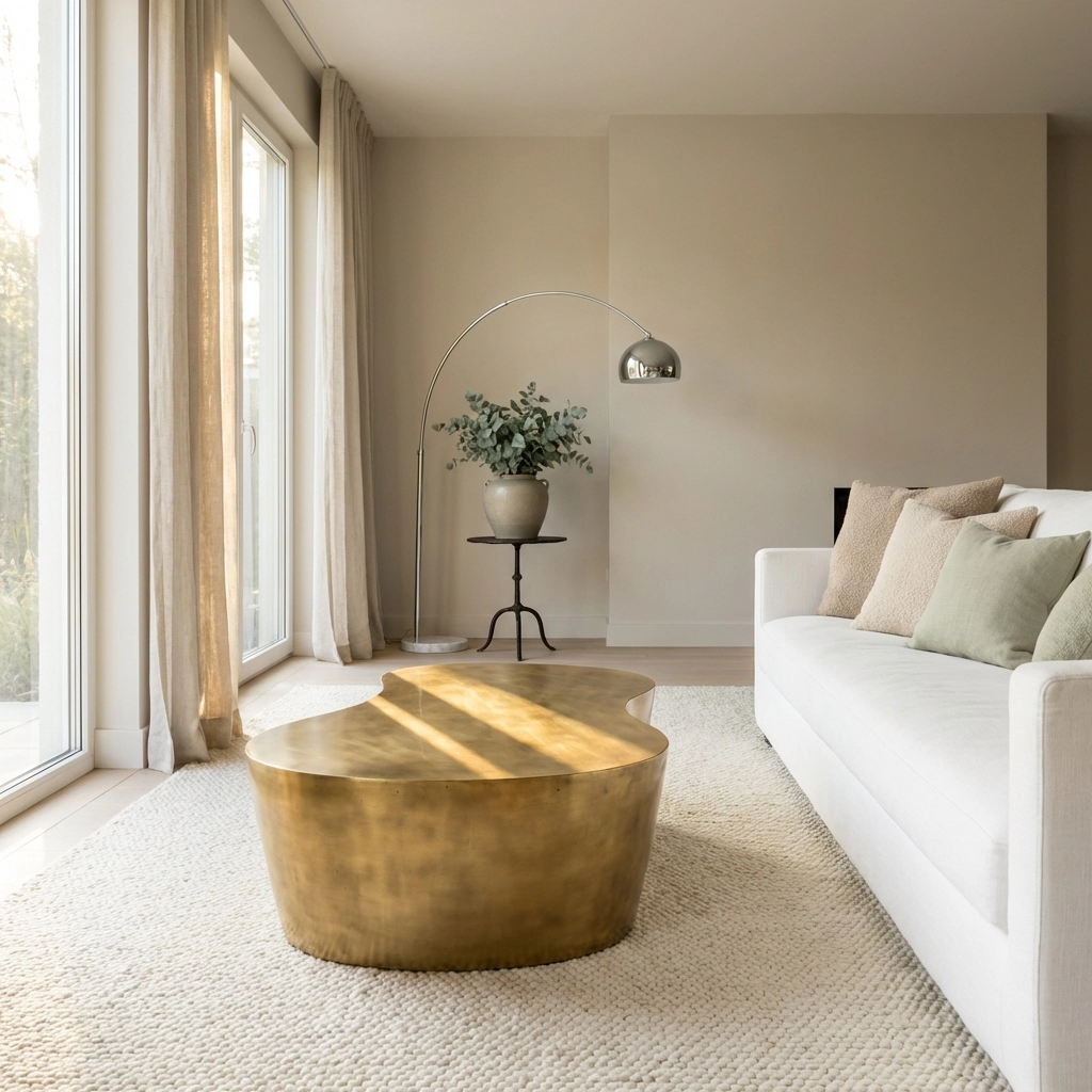 Unlacquered Brass Coffee Tables: The Simple Trick to Add Timeless Luxu
