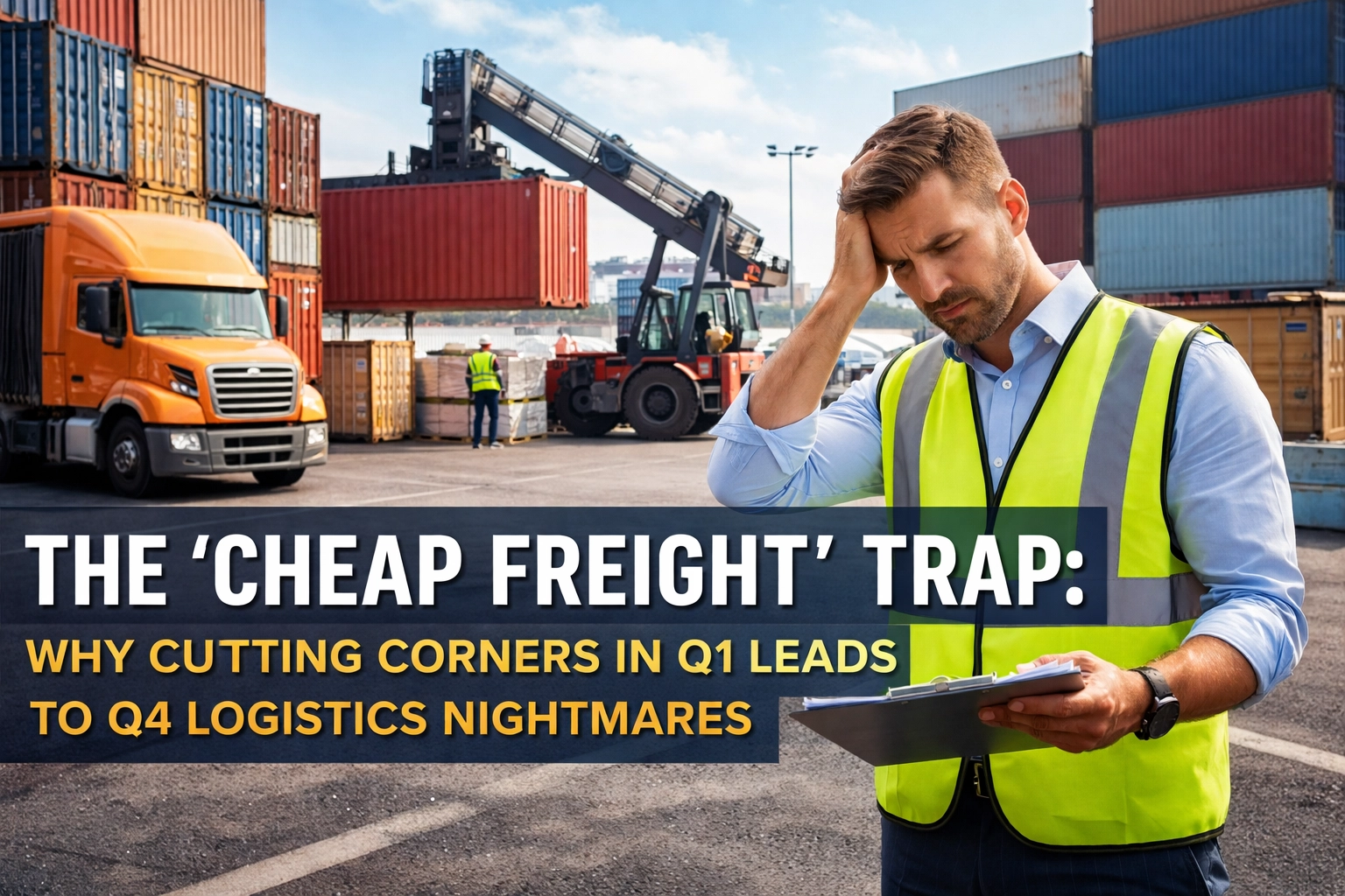 The "Cheap Freight" Trap: Why Cutting Corners in Q1 Leads to Q4 ...