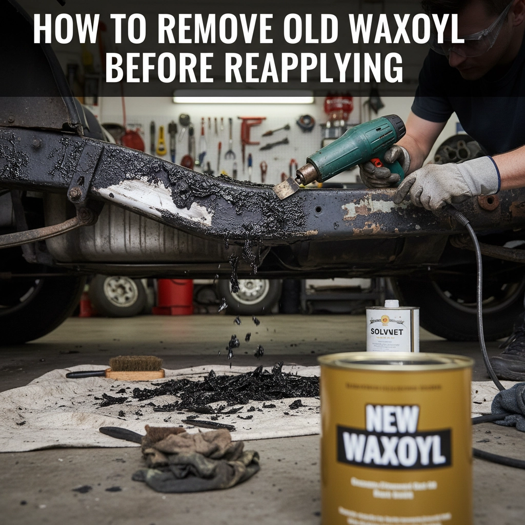 How to remove old Waxoyl before reapplying