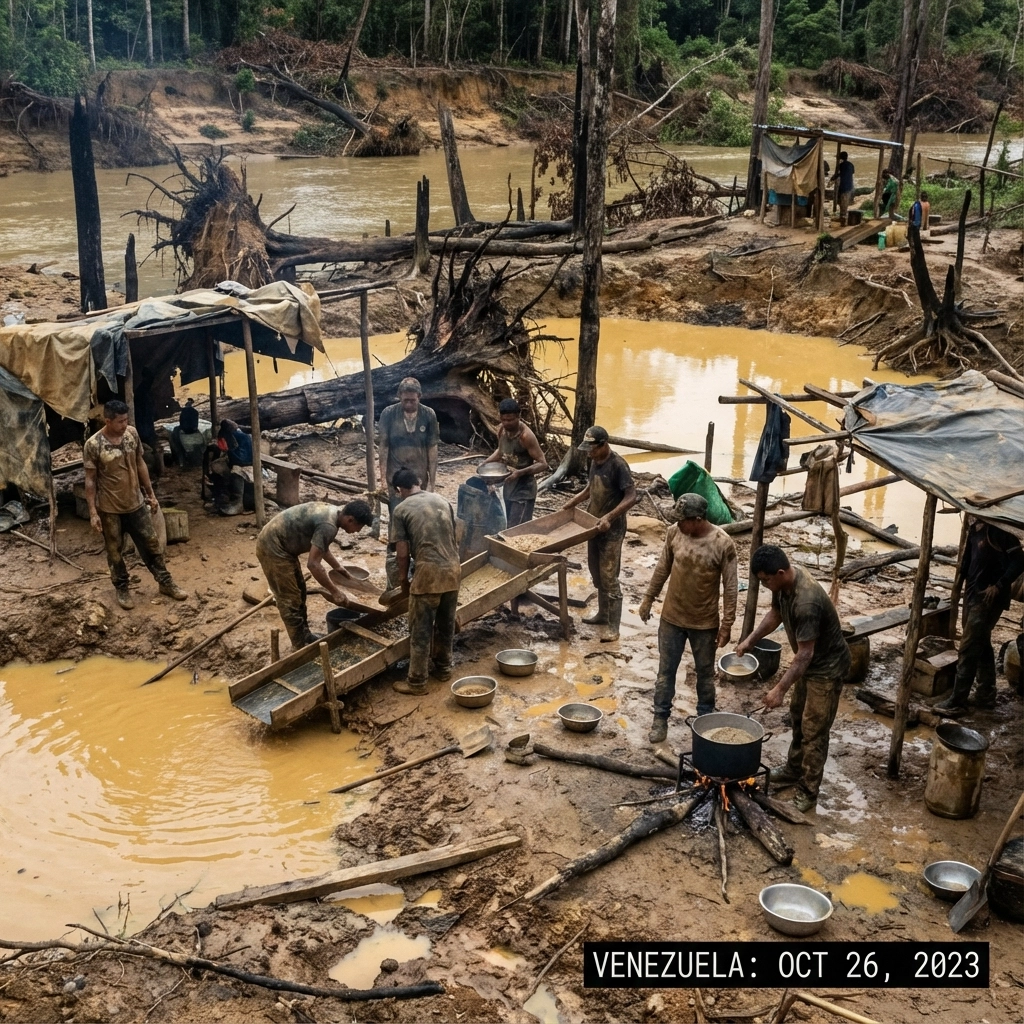 From Oil to Blood Gold: Inside Venezuela's Desperate $2.2B Mining Pivot