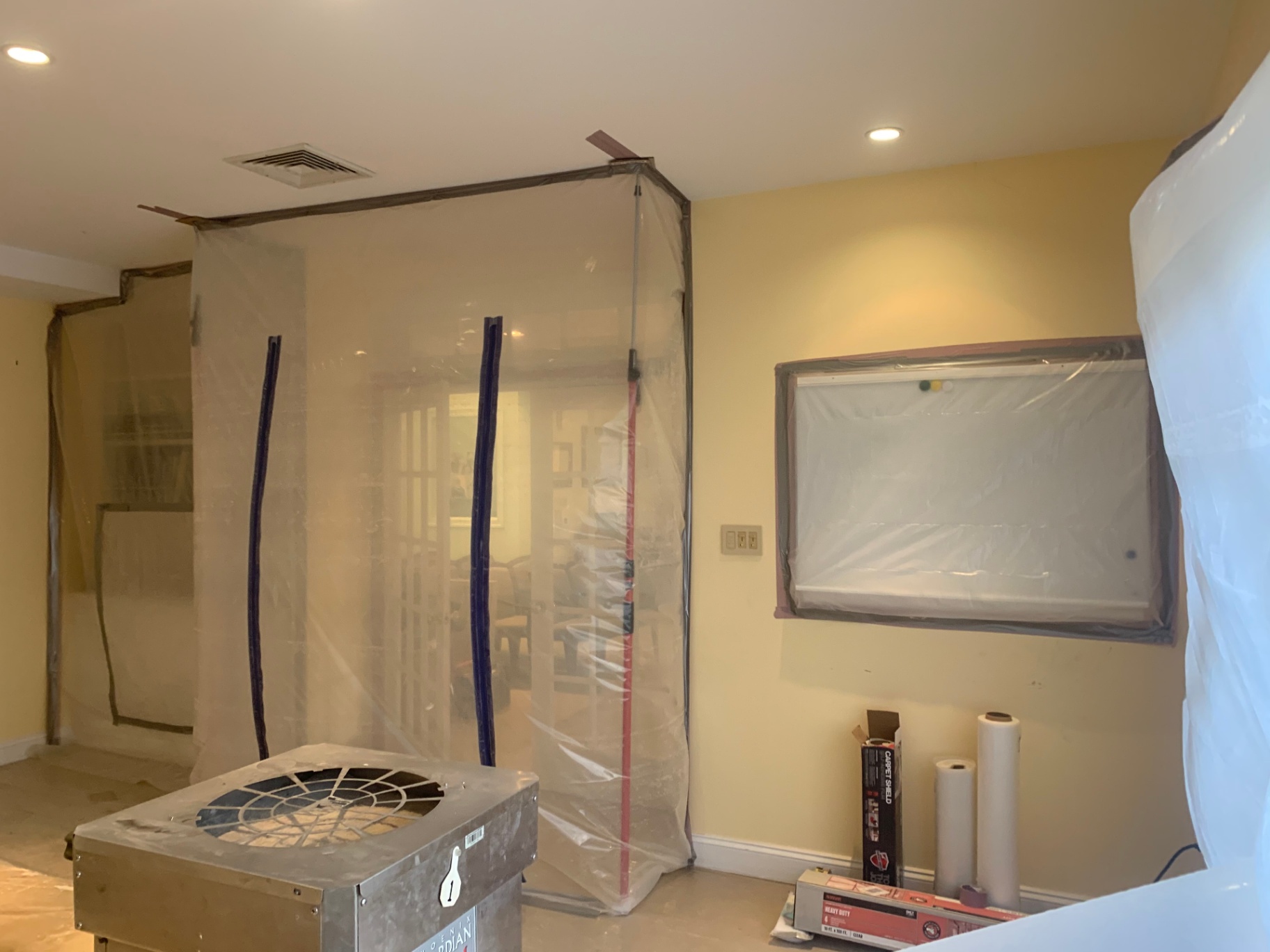 Shed Removal, Hot Tub Demolition, Concrete Sawing, and Interior Teardown