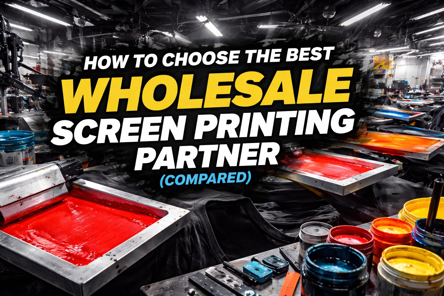 How to Choose the Best Wholesale Screen Printing Partner (Compared) — T Pro