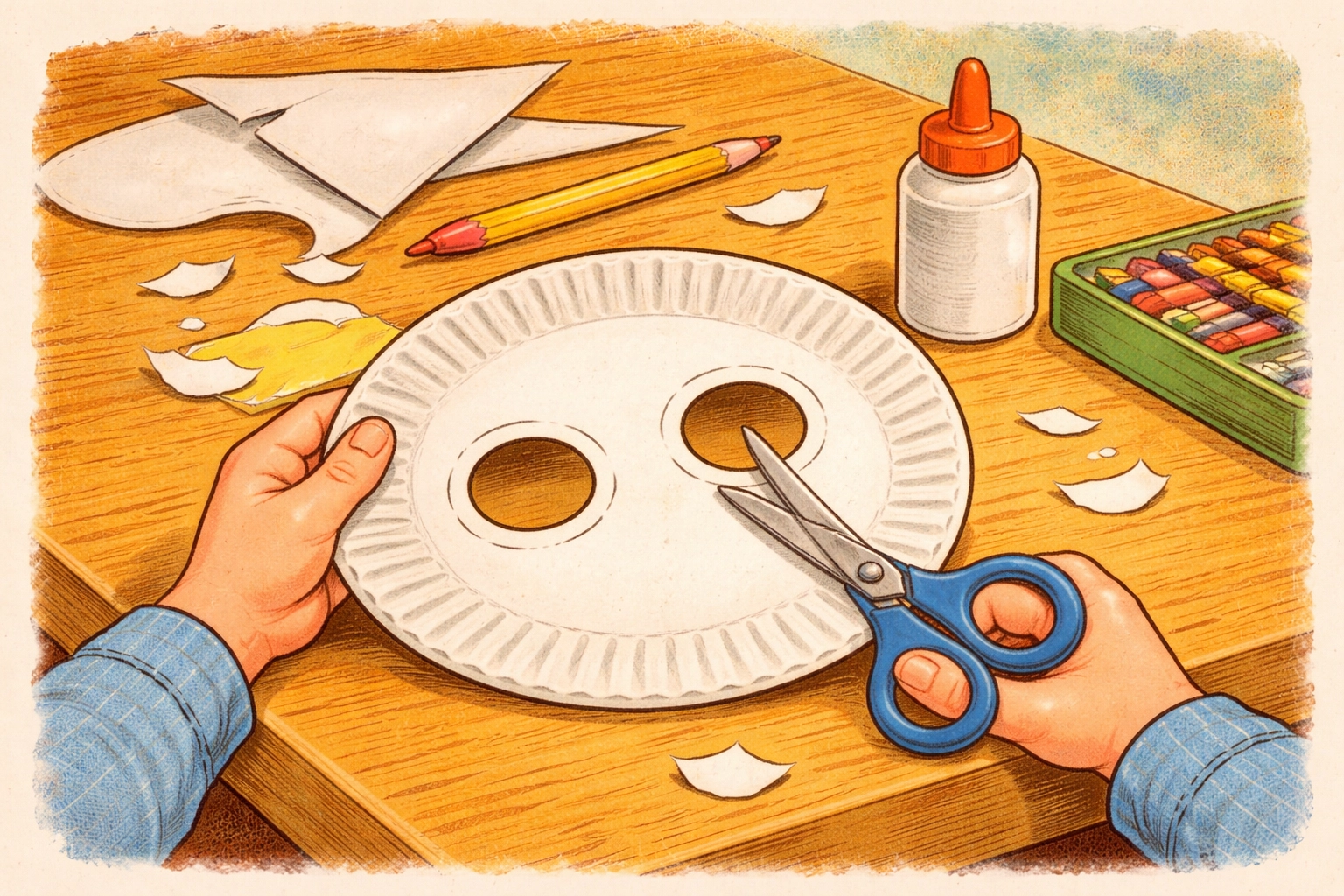 How to Make DIY Paper Plate Masks for Kids – Tierney Family Farms