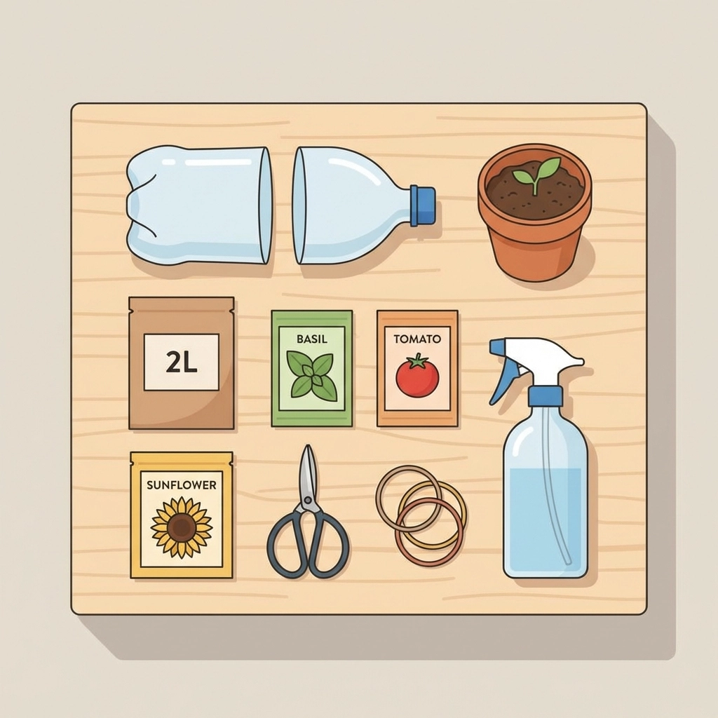 How do you make a DIY mini greenhouse out of plastic bottles for less ...